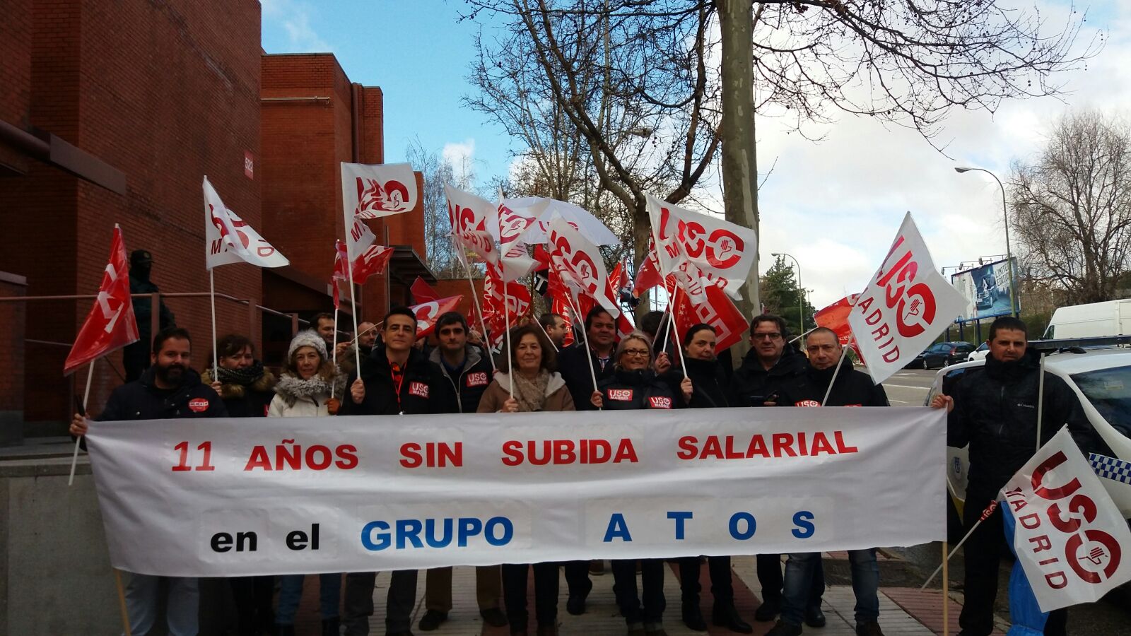 Concentración Grupo Atos en Madrid - USO Industria - Federación de ...